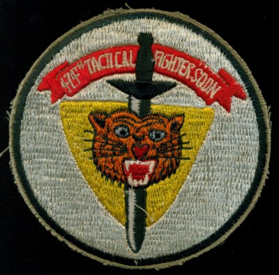 USAF 474th Tactical Fighter Squadron Patch HM-2 | eBay