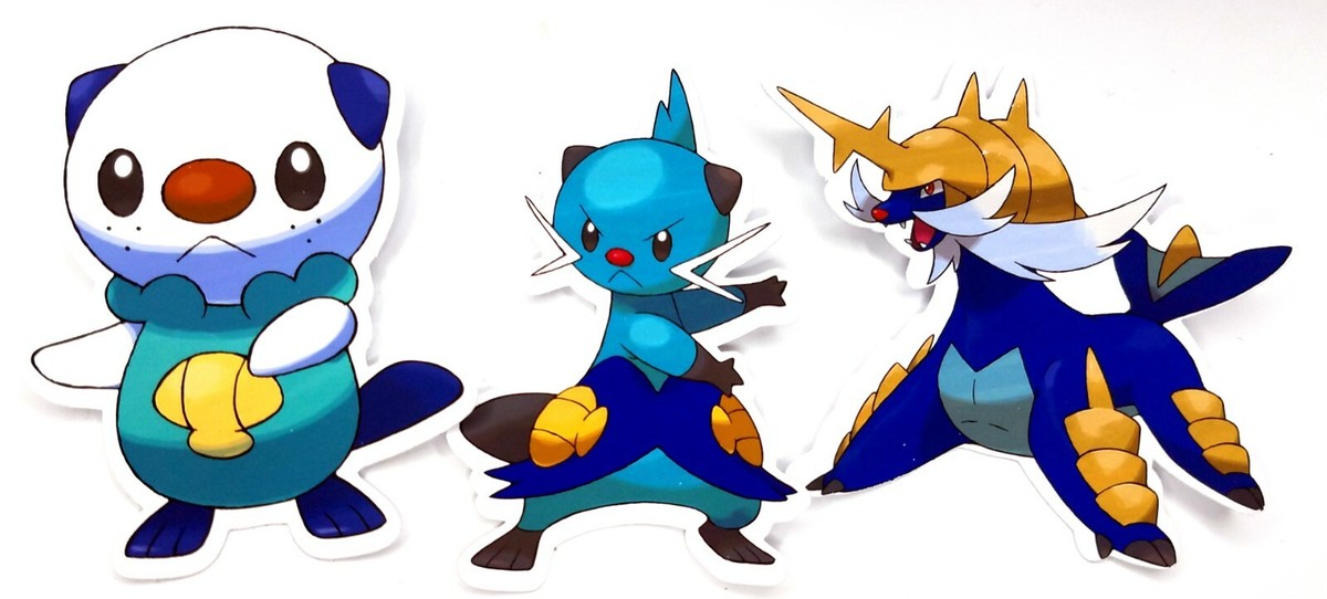 Oshawott Evolve 🎨 Dewott ,Oshawott, Hisuian Samurott Evolution