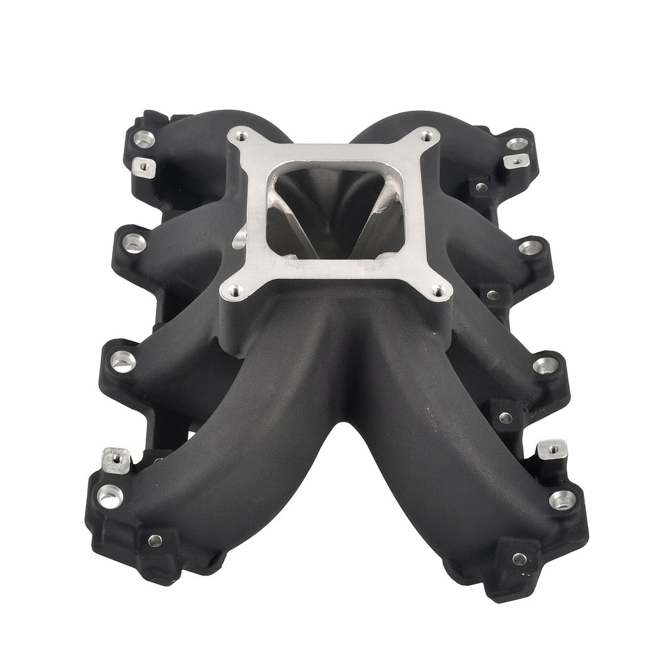 Black Aluminum Super Victor EFI Single Plane Intake Manifold For Gen ...