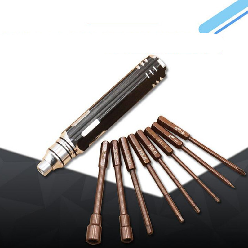 8 in1 Screwdriver Set Philips Spanner Repair Tool Hex Kit For RC Car ...