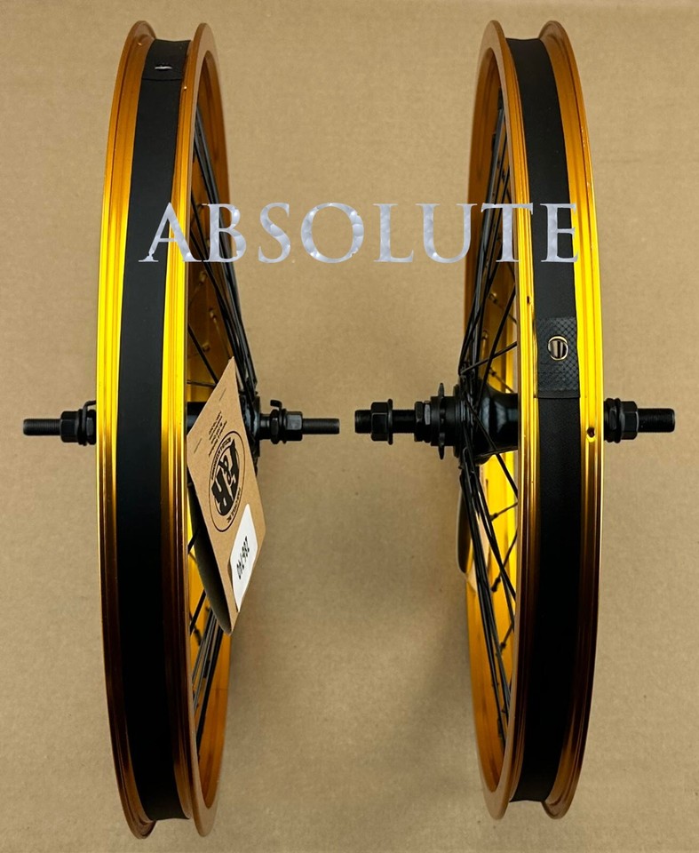 20"x2.125 BMX BIKE ALLOY Front OR 9T Cog Rear Wheel 48 Spoke Sealed ...