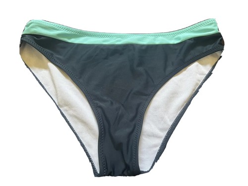 Women's Black green colorblock cheeky hipster bikini Bottom Large | eBay