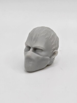 3d Printed GRAY FOX SOLID SNAKE HEAD 1:12 6" GI Joe Classified MARVEL ...