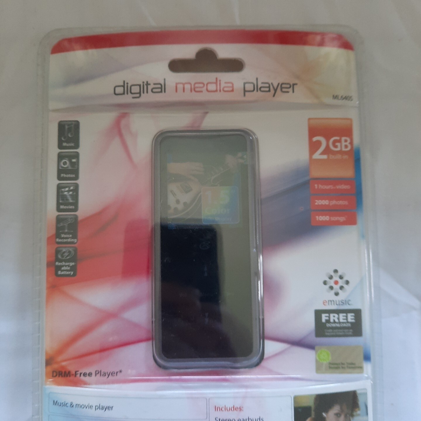 GPX ML640S Black ( 2 GB ) Digital Media Player for sale online | eBay
