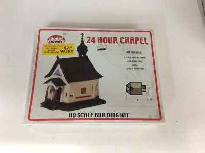 Model Power #298 HO scale “24 Hour Chapel” kit | eBay