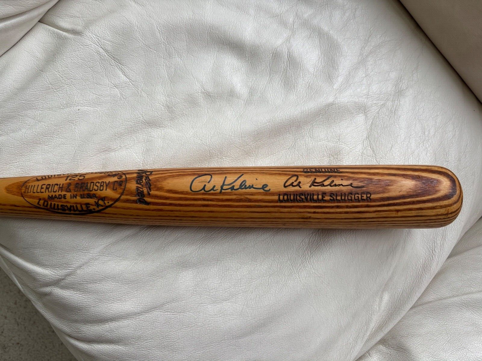 🔥🔥 HOF Al Kaline 1971-1972 Game Used Signed Bat Detroit Tigers PSA GU 8 ...
