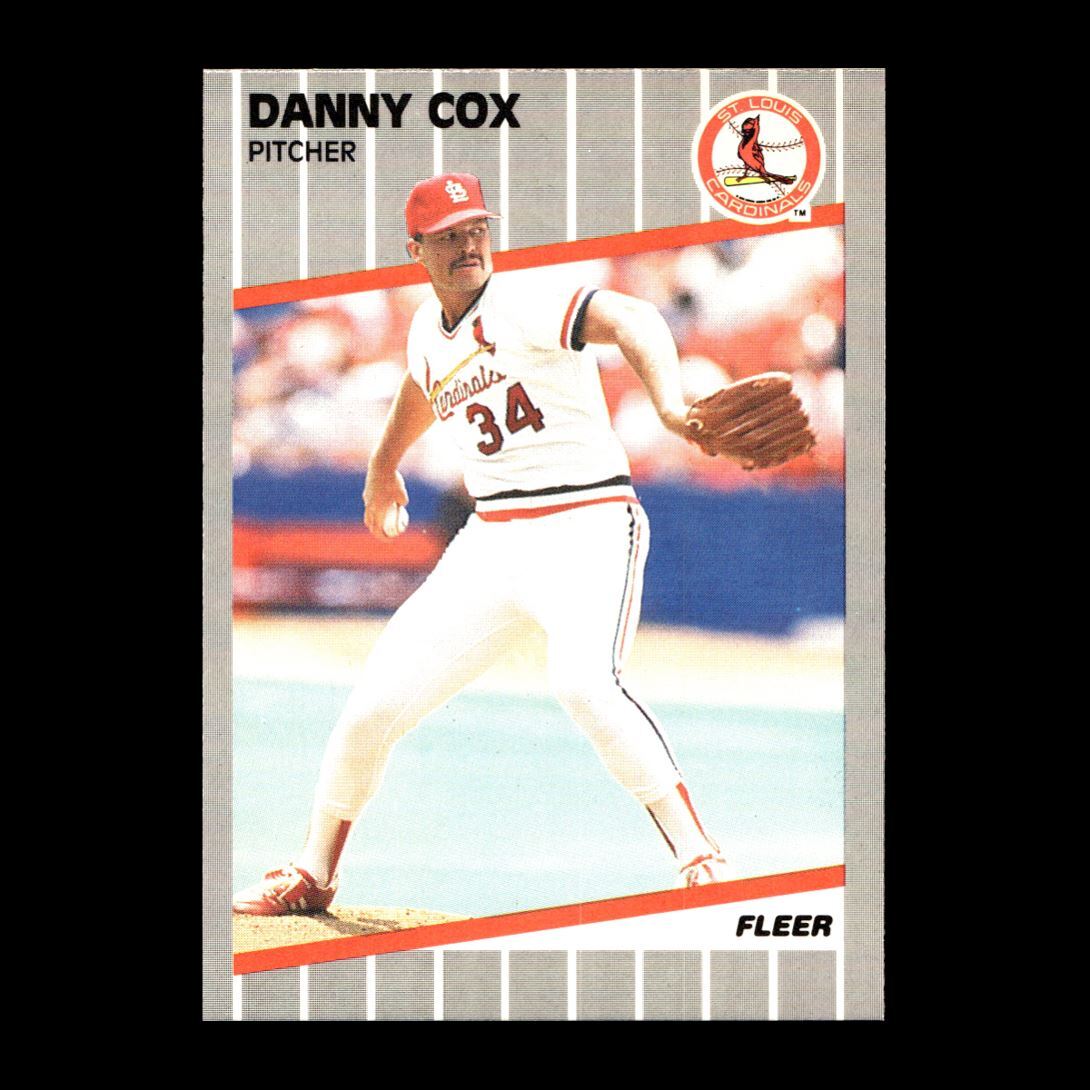 Danny Cox 1989 Fleer St. Louis Cardinals #447 R322G 48 | eBay