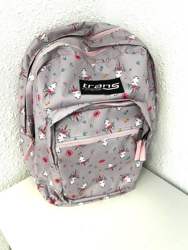 Trans by Jansport Backpack Purple Unicorns Kids School Flowers | eBay