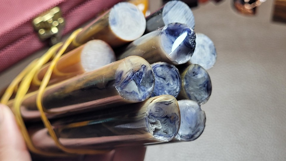 Amber Bakelite Rods, Phenolic Resin, for making prayer beads, rosary ...