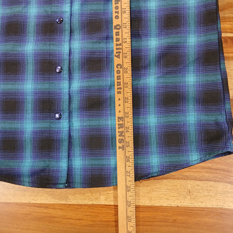 Dixxon Flannel Company Borealis Black/Teal/Purple Plaid Pearl Snap ...