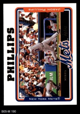 2005 Topps #190 Jason Phillips Mets 8 - NM/MT | eBay