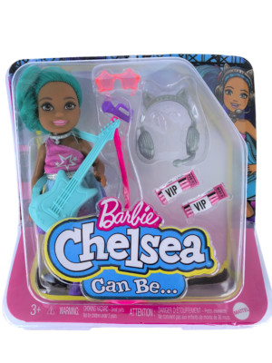 Barbie Chelsea Can Be Pop Star Rockstar Doll Playset toys | eBay