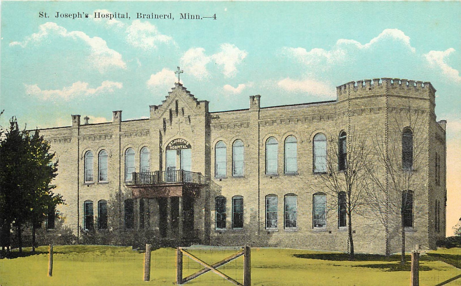 c1910 Postcard; St. Joseph's Hospital, Brainerd MN Crow Wing County ...