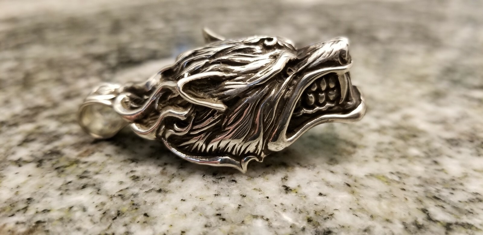 Sterling silver Werewolf Pendant And 22 Inch 925 Italian Sterling ...