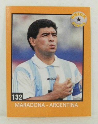 DIEGO MARADONA STICKER CARD SOCCER N°132 | eBay Australia