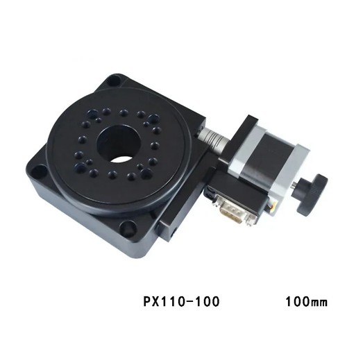 Precision Hollow Worm Gear Motorised Rotary Stage Electrically ...