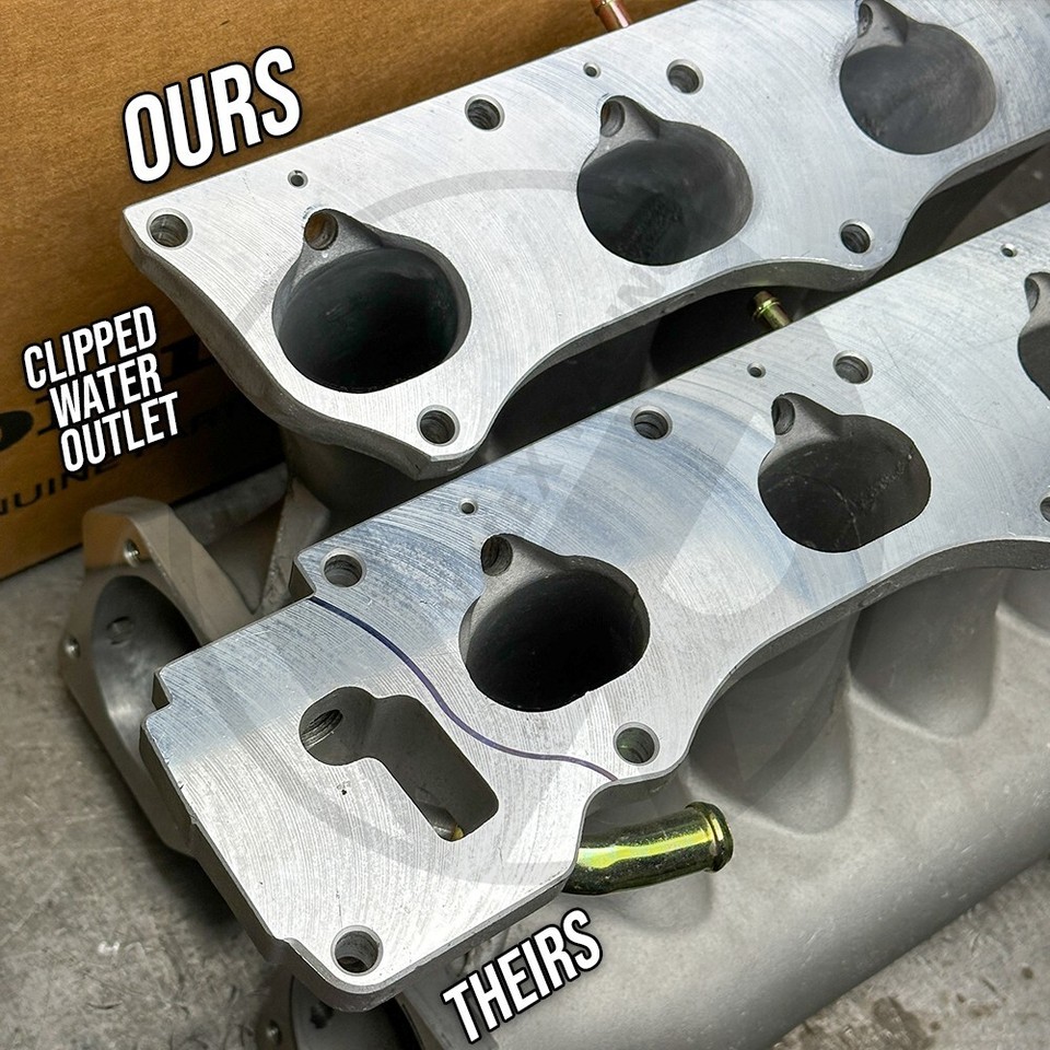 RBC Pro Ported Intake Manifold w/ K-Tuned Throttle Adapter for 12-15 ...