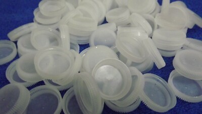 Clear small bottle caps Cleaned/Sanitized 100 PC LOT ARTS CRAFTS DIY ...