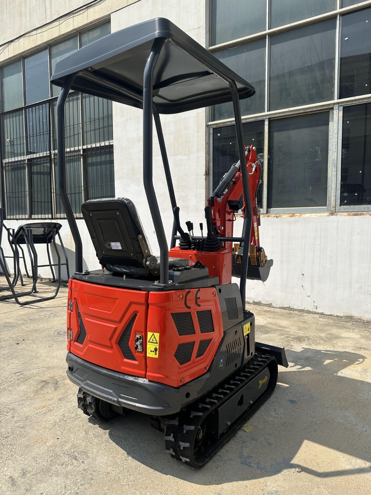 DJ14 13.5 HP 1Ton Mini Excavator Digger Tracked Crawler B&S Gas Engine ...