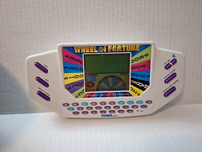 1995 Vintage Wheel of Fortune Handheld Game By Tiger & Cartridge ...