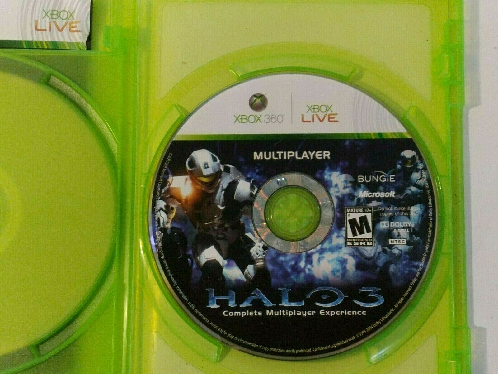 XBOX 360 - HALO - 3 ODST, Two Disc Set with Campaign & Multiplayer and ...