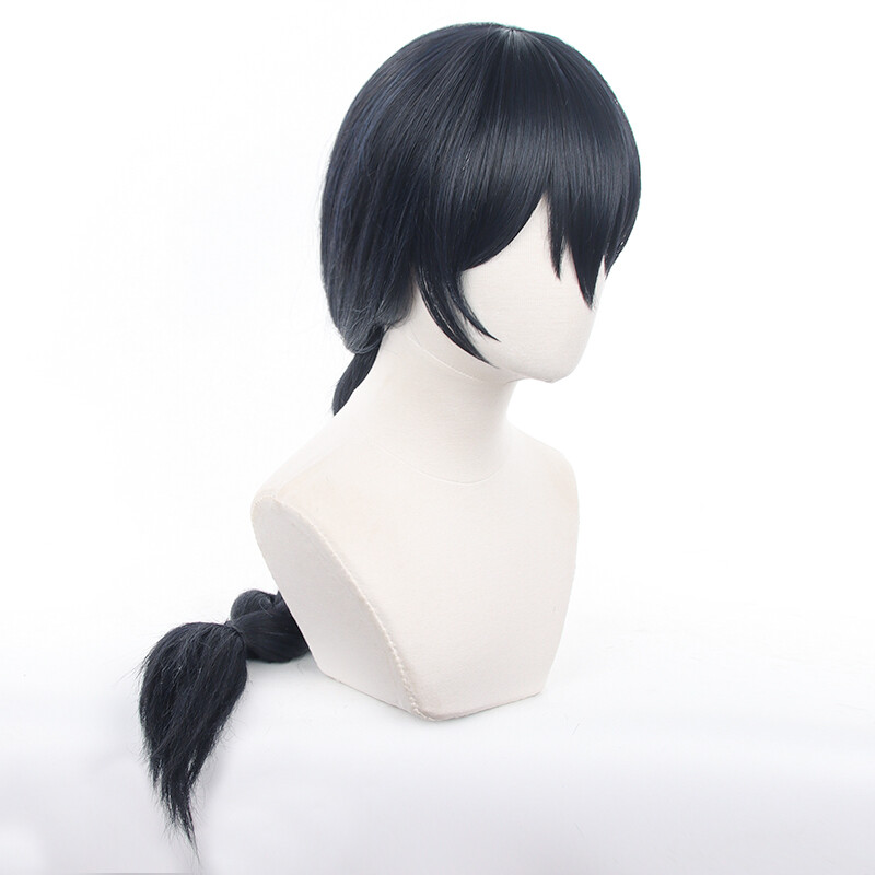 Jujutsu Kaisen Amanai Riko Blue Black Long Anime Braid Hair Wig Cosplay ...
