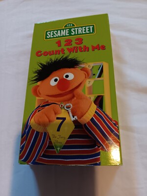 Sesame Street - 1 2 3 Count With Me (VHS, 1997) 74644991932| eBay