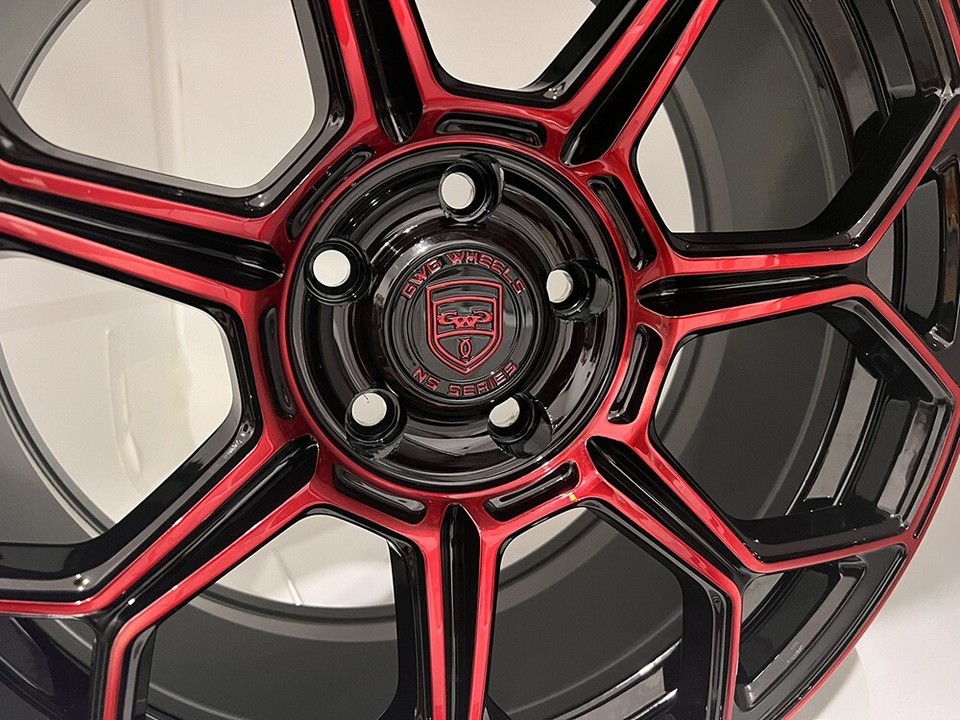 NS6 18 inch Black Red Rim fits Acura ILX A- Spec 2022 | eBay