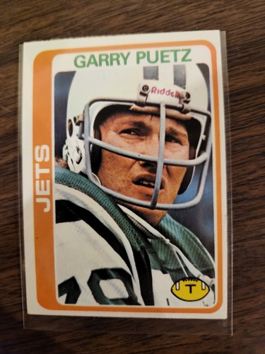 1978 Garry Puetz Jets Topps Card 422 Free Shipping | eBay