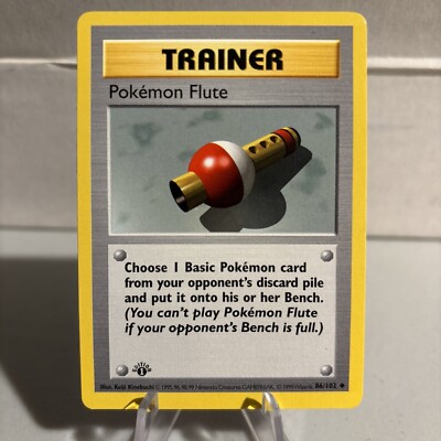Pokemon Flute 086/102 Base Set 1st Edition | eBay