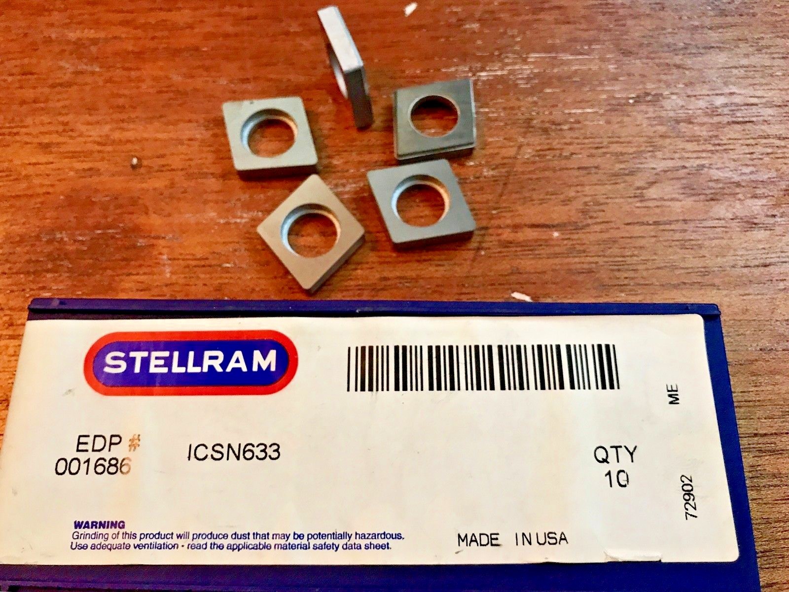Stellram Carbide Insert Shims - ICSN633 - Qty. 5 NEW! | eBay