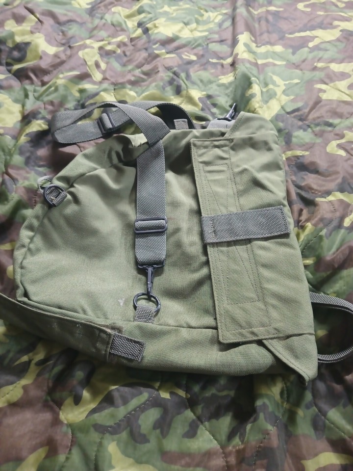 USGI MILITARY M42,M45 SERIES GAS MASK BAG OD GREEN CARRIER ARMY PACK ...
