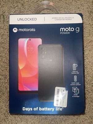 Open BOX Motorola Moto G Power XT2165-5 64GB Unlocked Smartphone | eBay