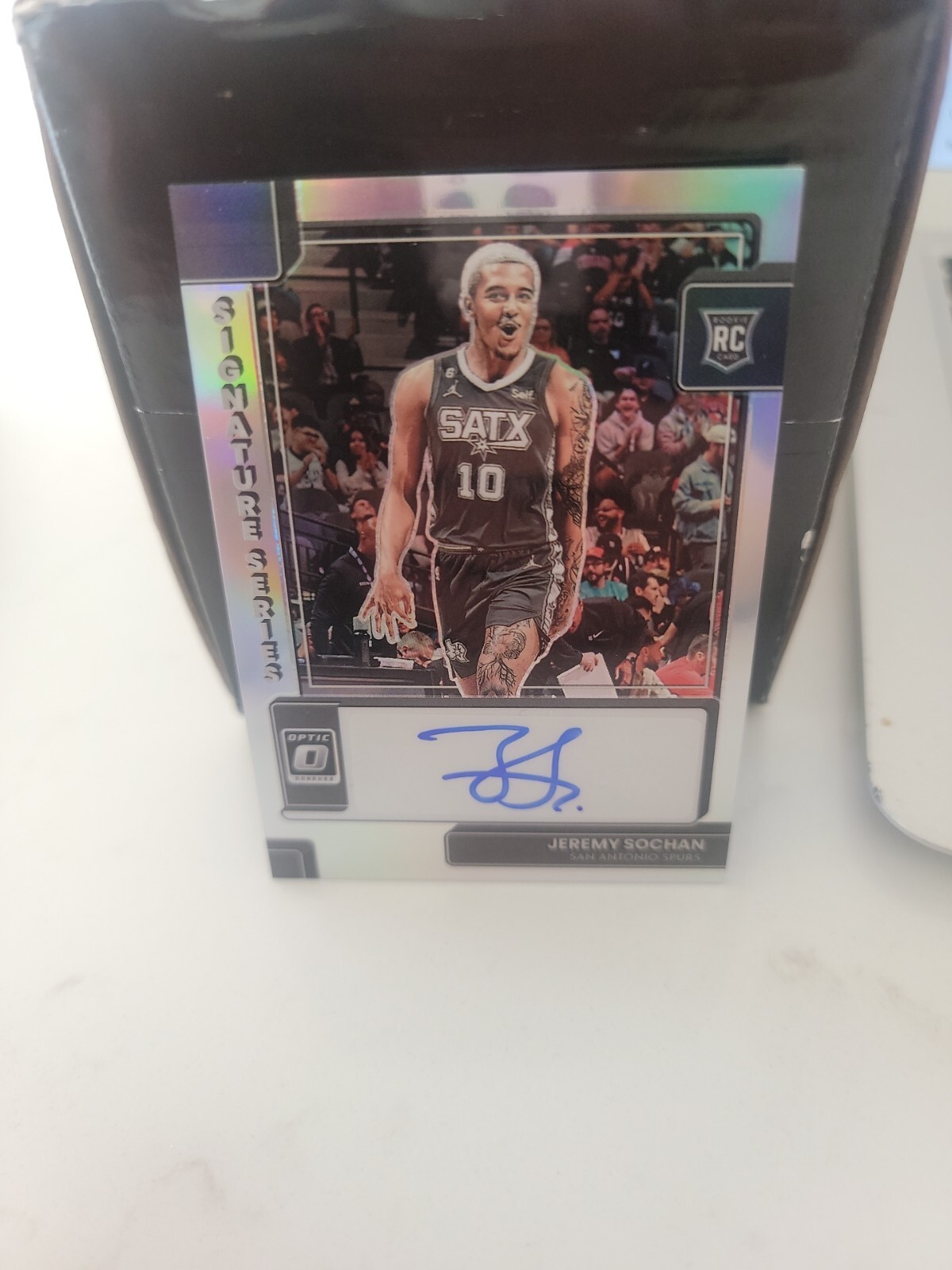 2022-23 Donruss Optic Jeremy Sochan Rookie Signature Series Auto Holo ...