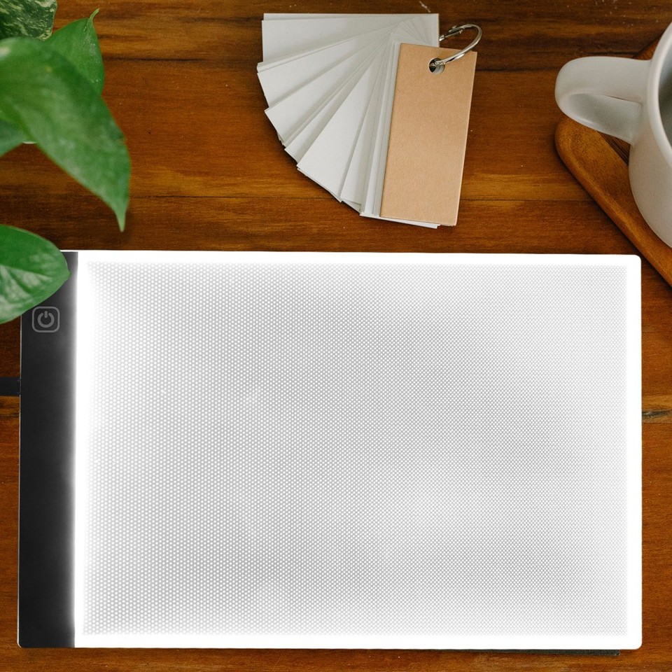Light Pad for Tracing with Adjustable Brightness LED Light Box for ...