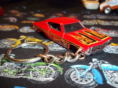 1969 CHEVY CHEVELLE SS 396 keychain,RED W/BLACK mags,good condition. | eBay