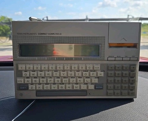 Vintage Texas Instruments Compact Computer 40 TI Rare | eBay