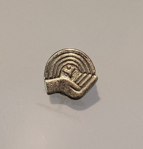 Vintage United Way Helping Hand Rainbow Pin | eBay