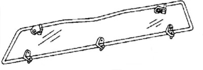 Fits Dodge Viper 1992-1994 2 Door Convertible Rear Back Window Glass | eBay