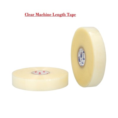 Clear Machine Length Carton Sealing Box Shipping Tape Select: Mil ...