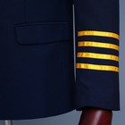 Men Peak Lapel Airline Pilot Captain Suit Aviator Costume Uniform ...