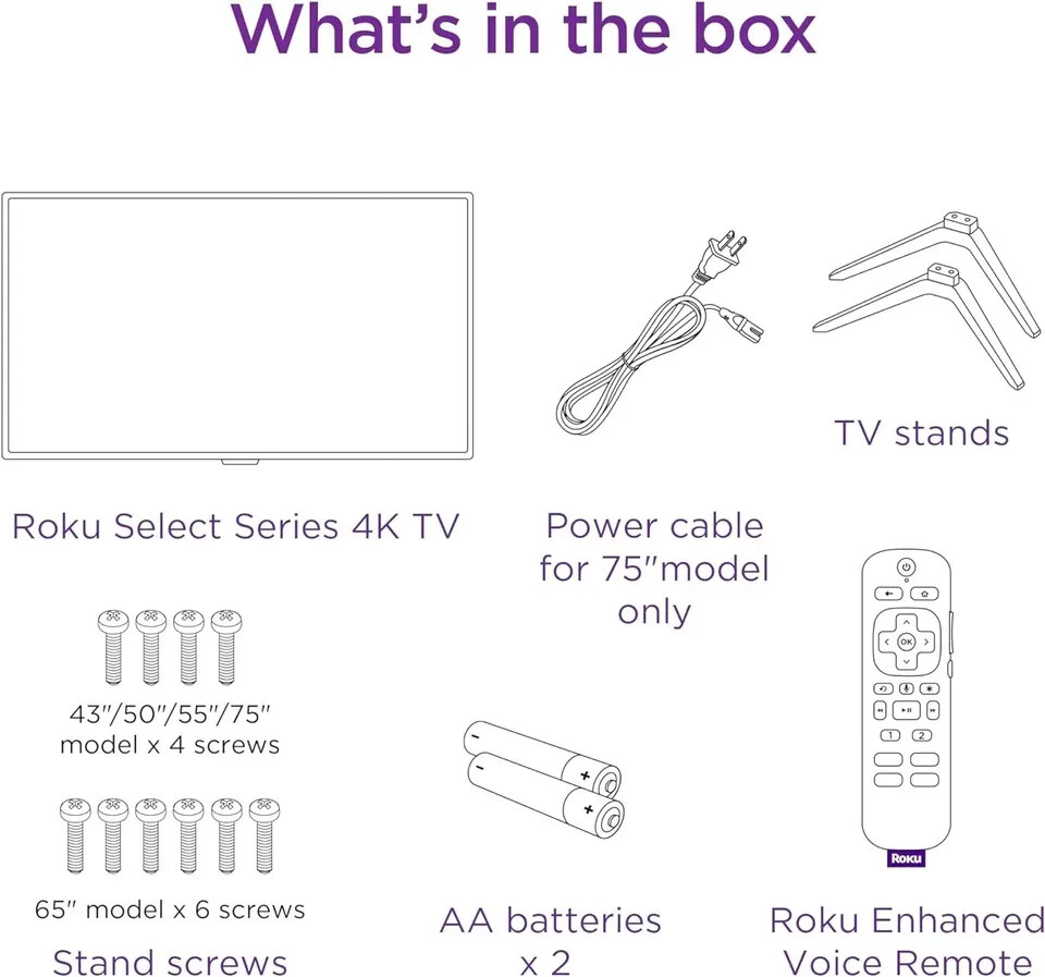 Roku 65" Class Select Series 4K Smart RokuTV | eBay