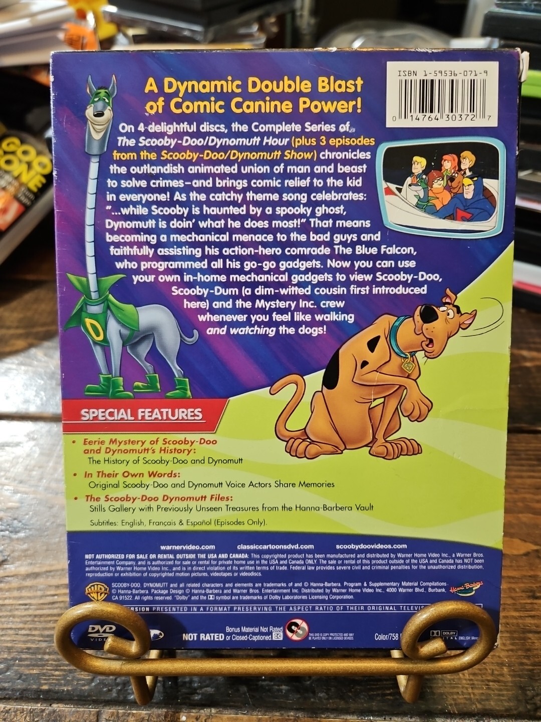 The Scooby-Doo Dynomutt Hour The Complete Series 4-DVD Box Set Golden ...