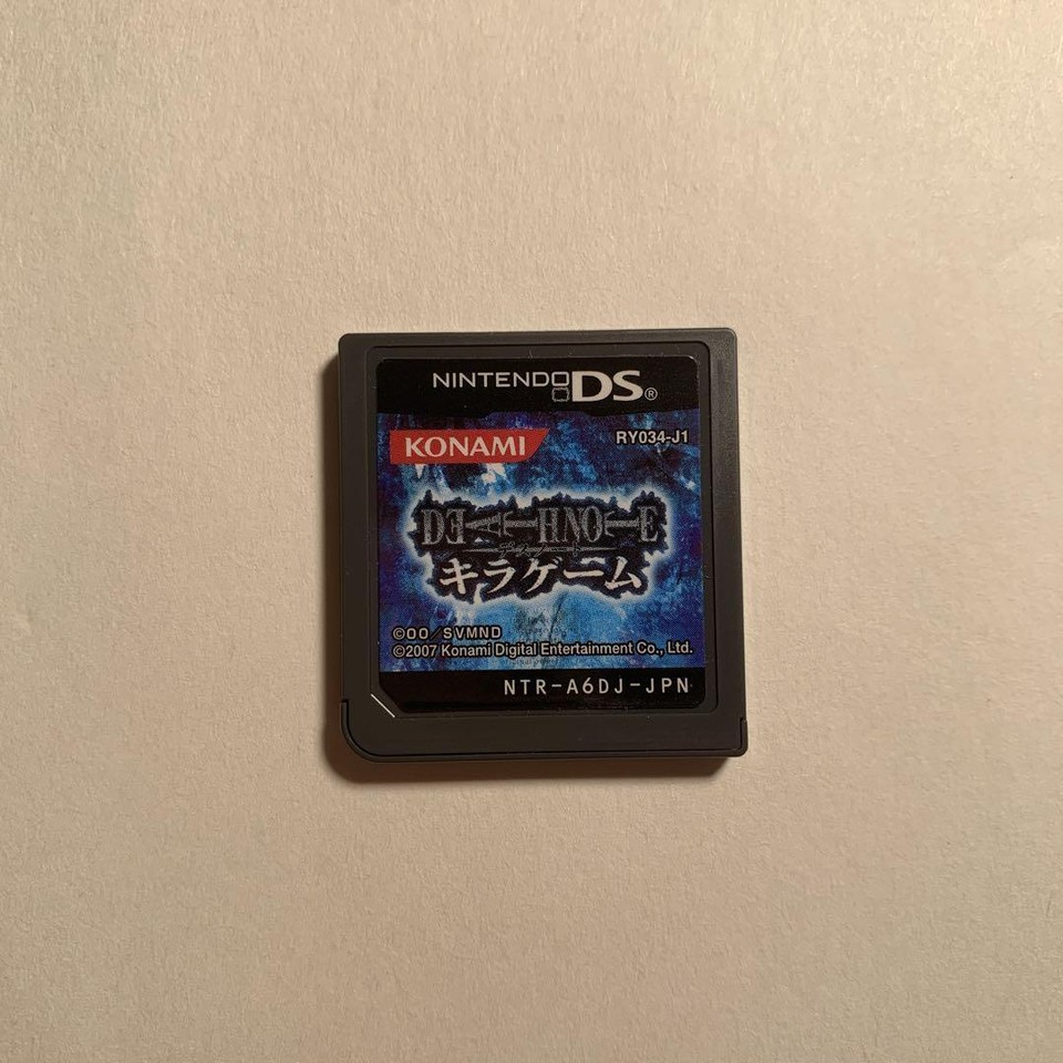 USED Nintendo DS Death Note Kira Japan game | eBay