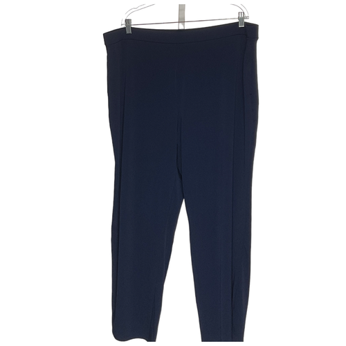 Susan Graver Blue Plus Size Ankle Pants | eBay