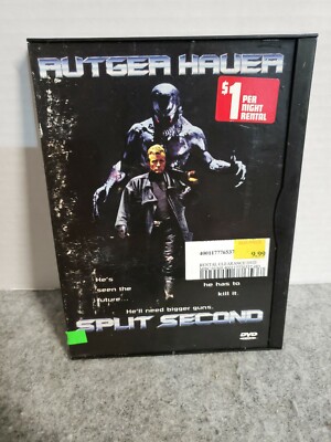 Split Second (DVD, 2002) Rutger Hauer 1992 Authentic USA R1 Release ...