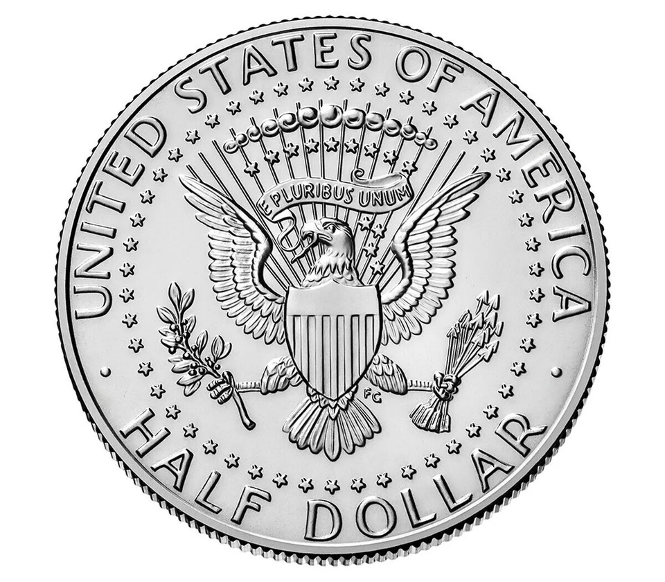 2025 SPD Kennedy Half $1. Lot 3 clad BU coins: S- from Proof Set, P&D ...