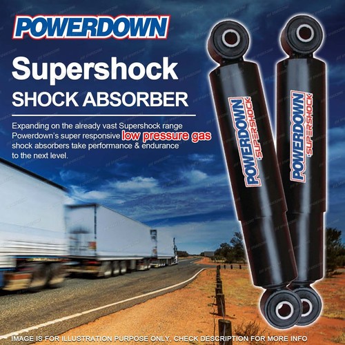 2 x Rear Powerdown Supershock Shock Absorbers for Neway AR45 AR92-12 ...