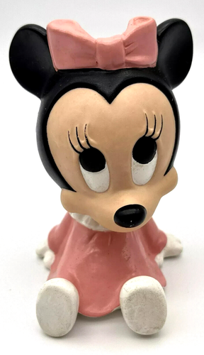 vintage baby squeaky toy minnie mouse 1984 squeeze walt disney company ...
