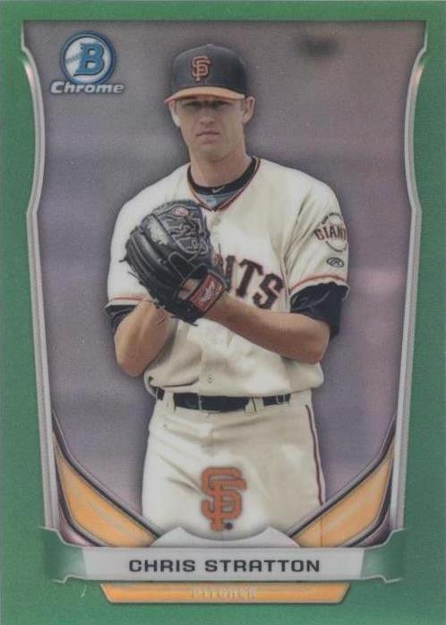 2014 Bowman Draft - Top Prospects Chrome Chris Stratton #CTP-79 Green ...